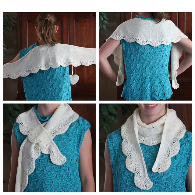 Ravelry: Gwen's Shoulder Scarf pattern by Nancy Totten