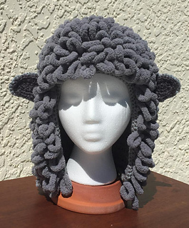 Ravelry: Loopy Lamb Wig pattern by Nanette Rhodes
