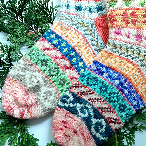 Ravelry: Advent Socks 2019 pattern by Natalie Sheldon