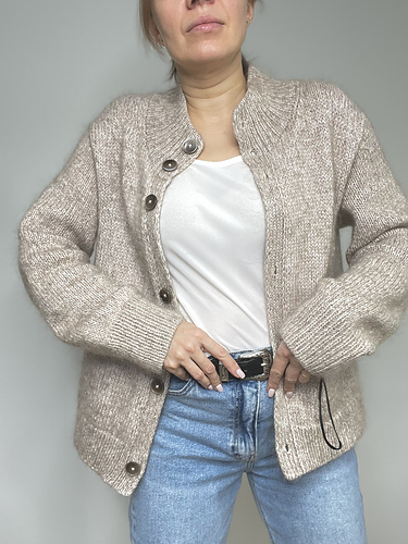 Ravelry: Soft Loop Cardigan pattern by Natalja Ledvanova