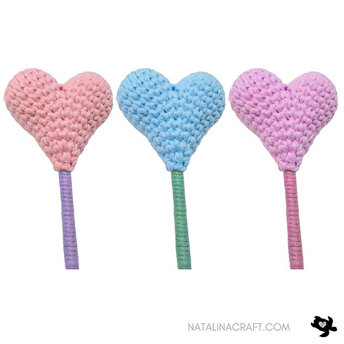 Ravelry: Lollipop Heart pattern by Natalina Craft
