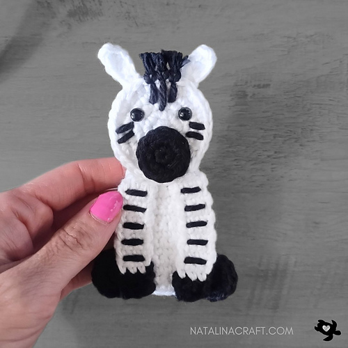 Ravelry: Zebra applique pattern by Natalina Craft