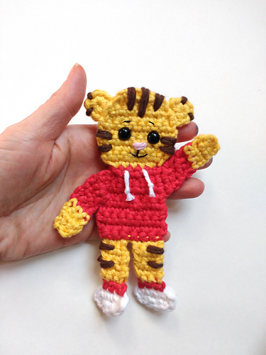 Ravelry: Daniel Tiger Applique pattern by Natalina Craft