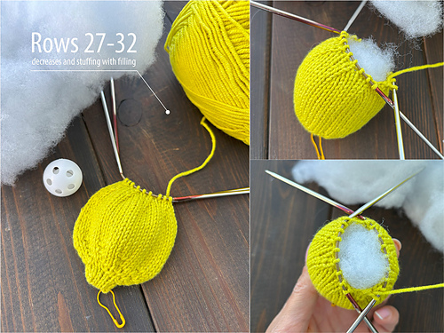 Ravelry: Knitted lemon rattle pattern by Natalya Savchenkova
