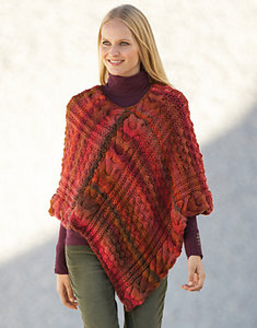 Ravelry: Poncho "Triangle" pattern by Fil Katia