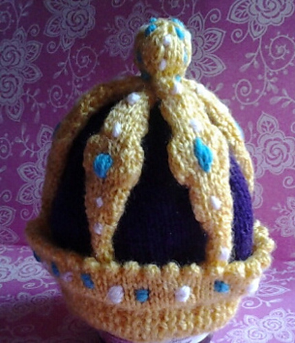 Ravelry: little royal baby crown hat pattern by natalie jones