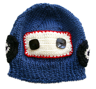 Ravelry: Roby The Robot Hat pattern by Natalia Puntoarroz