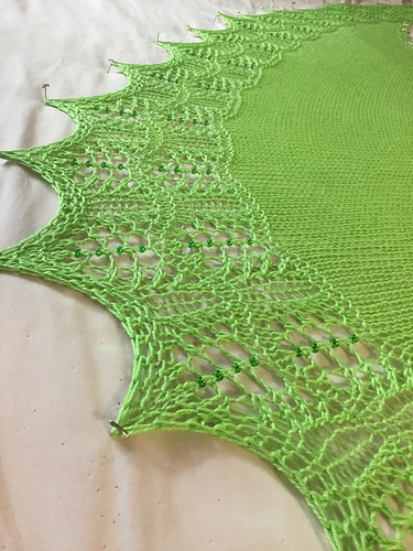 Ravelry: Dancing waves shawl pattern by Helen Kennedy