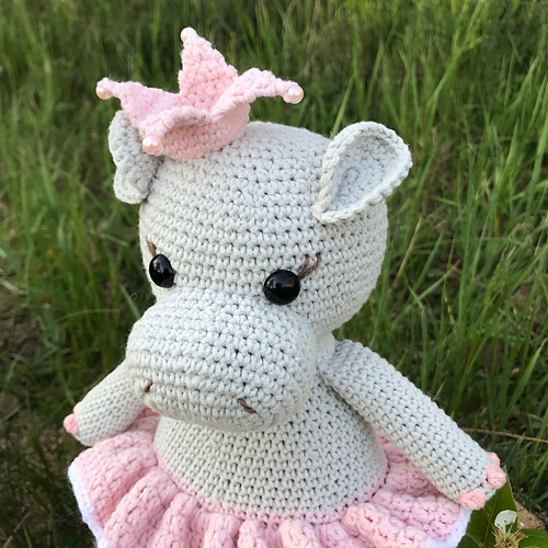 Ravelry: Hippopotamus Princess Molly pattern by Nadegda Zatenackaya