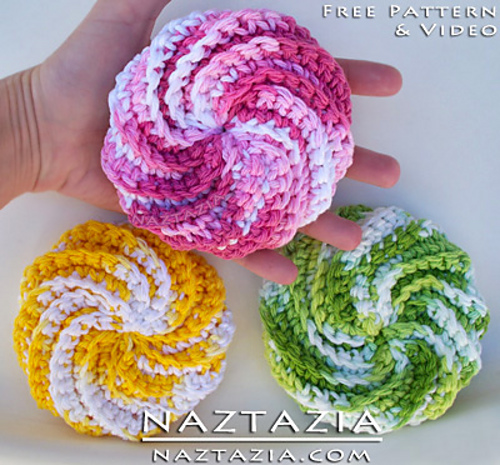 Ravelry: naztazia's Spiral Scrubbies