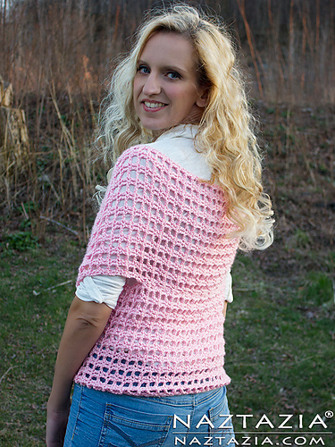 Ravelry: Criss Cross Wrap Sweater Vest pattern by Naztazia