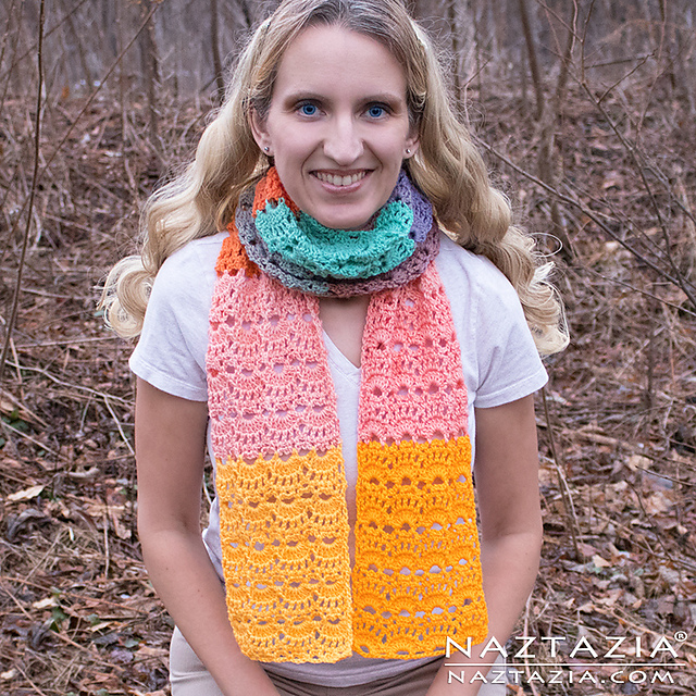 Ravelry: Sea Shell Scarf pattern by Naztazia