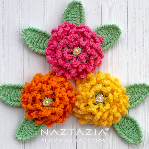 Ravelry: Chain Loop Flower pattern by Naztazia
