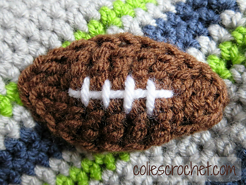 Ravelry: Football Applique pattern by Nicole Bencker