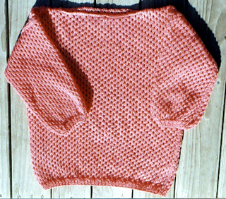 Ravelry: Easy Open Work Sweater pattern by Frugal Knitting Haus