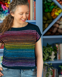 Ravelry: Diamond Dream Tee pattern by Stephanie Lotven