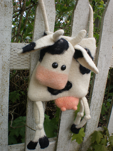 Ravelry: Cow Bag pattern by Sharon Braden