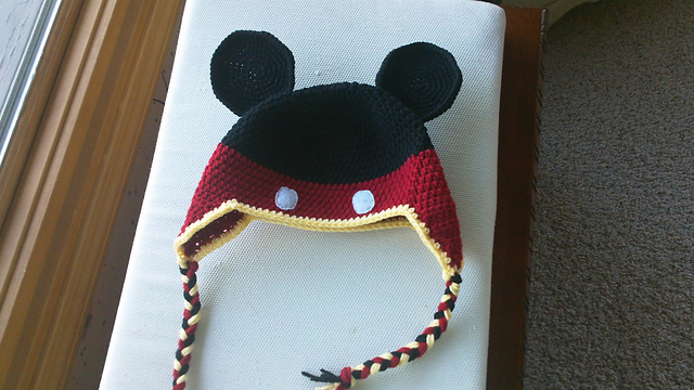 Ravelry: Mickey Mouse Hat pattern by Paige Petersen