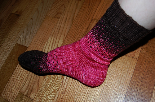 Ravelry: There & Back Again Socks pattern by Dawn Cottone
