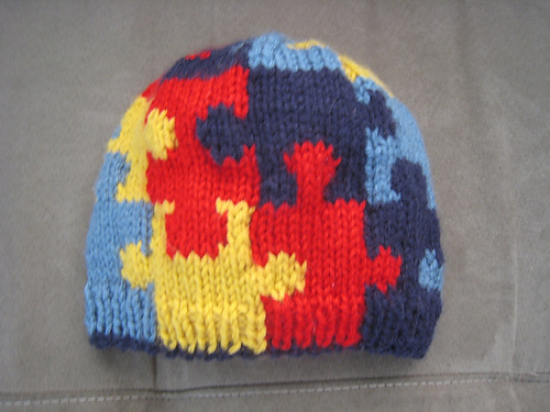 Ravelry: Autism Awareness Puzzle Hat pattern by Dawn Cottone