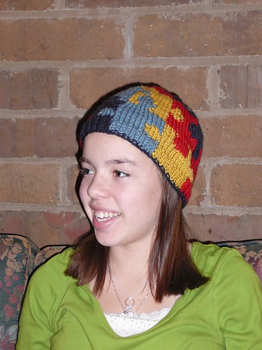 Ravelry: Autism Awareness Puzzle Hat pattern by Dawn Cottone