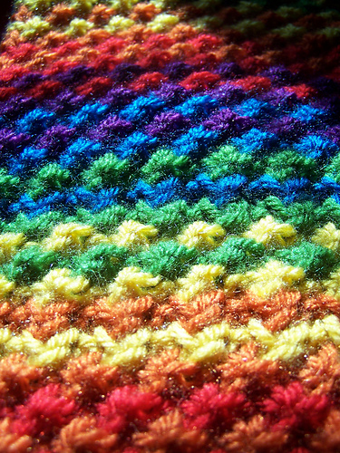 Ravelry: Rainbow Scarf pattern by Maggie Sledd
