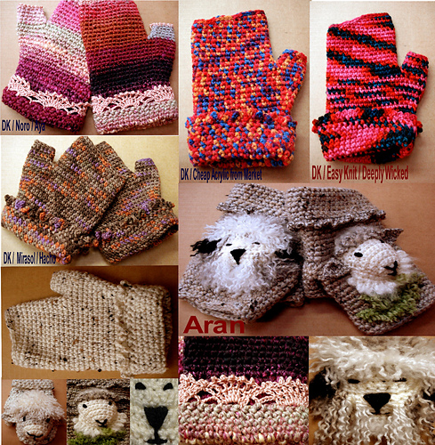 Ravelry: Critt Mitts - Critter Mittens pattern by Barbara Lawler