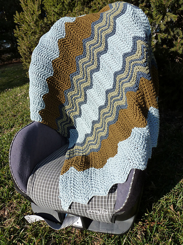 Ravelry: Beach Stripe Blanket pattern by robin nickerson