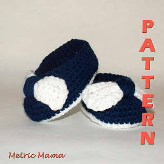 Ravelry: Baby Ballet Flats pattern by Nicole Davis