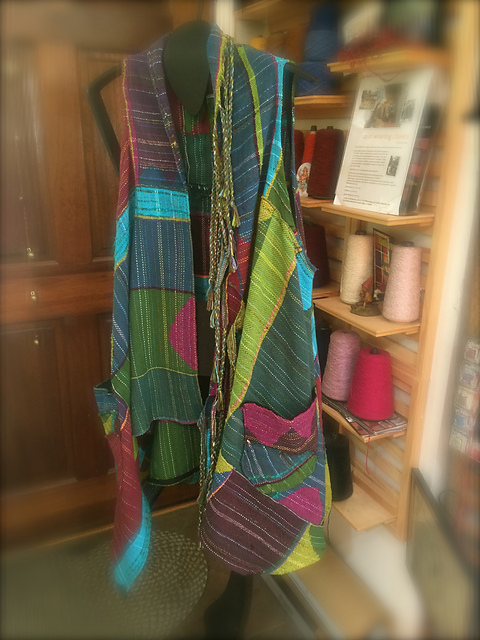 Ravelry: nickolena's Cotton peacock Saori vest