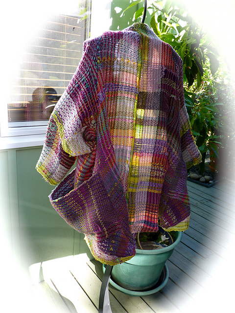 Ravelry: nickolena's SAORI woven jacket
