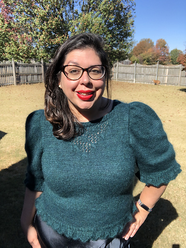 Ravelry: Sugarplum Crop pattern by Jamie Hoffman