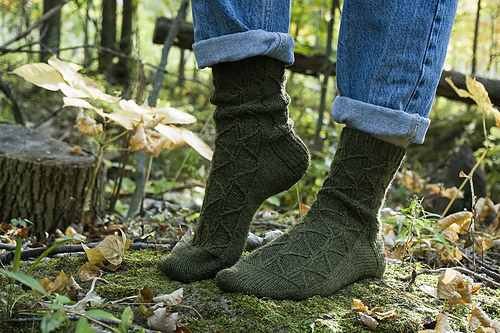 Ravelry: Forest Fable socks pattern by Anna Radchenko