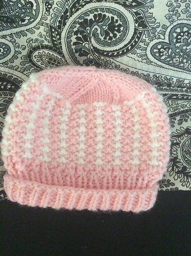 Ravelry: Two-Color Baby Hat pattern by Elaine Phillips