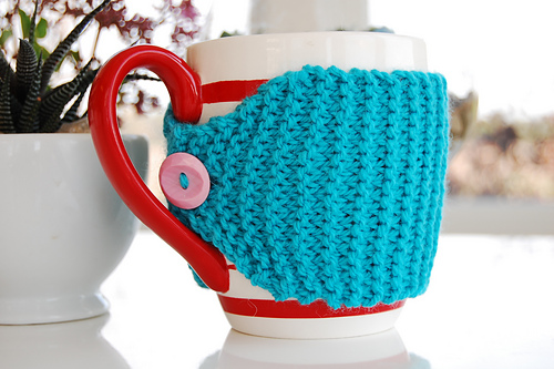 Ravelry: Simple Mug Hug pattern by Charlotte Dunning