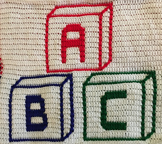 Ravelry: Mosaic Alphabet-Toy Blocks/Small Block Letters pattern by ...