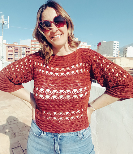 Ravelry: Top bambu pattern by Noelia Monleon