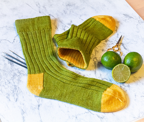 Just finished my new favorite pair of socks