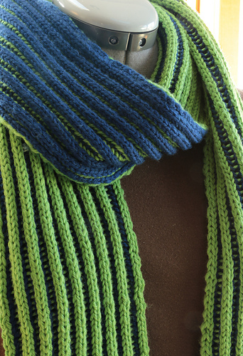 Ravelry: Double Brioche Scarf pattern by Cathy Thompson