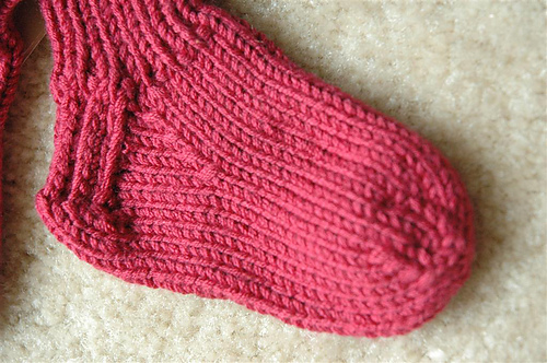 Ravelry: Basic Baby Sock in Worsted Weight pattern by Nona Davenport