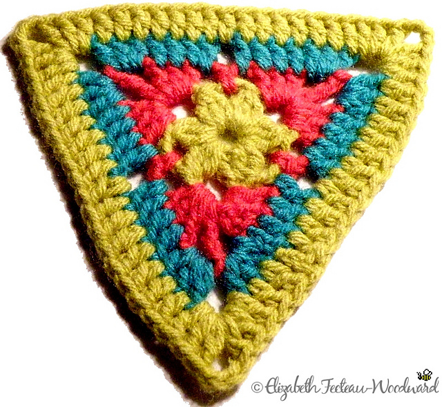 Ravelry: Granny's Square Triangle pattern by Elizabeth Woodward