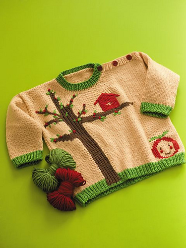 Ravelry: Apple Tree Sweater pattern by Pat Olski