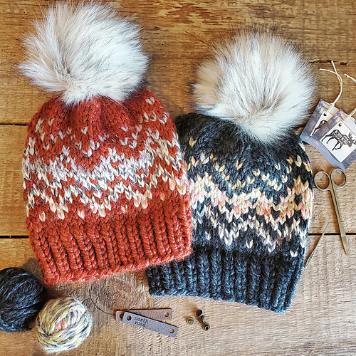 Ravelry: Sawtooth Mountains Hat pattern by Jamie Rex