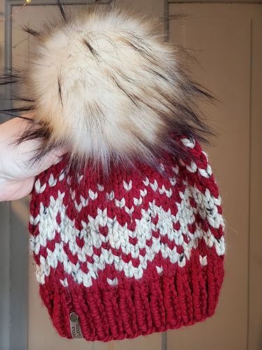 Ravelry: Sawtooth Mountains Hat pattern by Jamie Rex