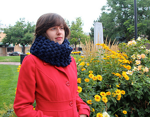 Ravelry: Super bulky knit cowl pattern by Cara Corey