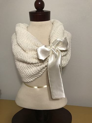 Ravelry: Ella Wedding Shoulder Wrap pattern by Janet Brooks