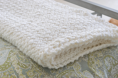 Ravelry: Diagonal Basket Weave Blanket pattern by Lynn Spencer
