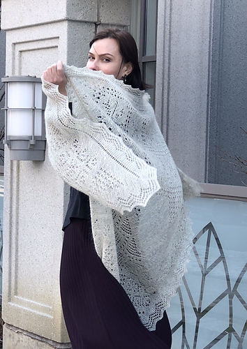 Ravelry: White Snow triangle pattern by Svetlаnа Loginovа