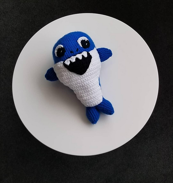 Ravelry: Baby Shark Plushie pattern by Natalie Rios