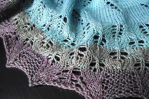 Ravelry: duskywing shawl pattern by Lori Law